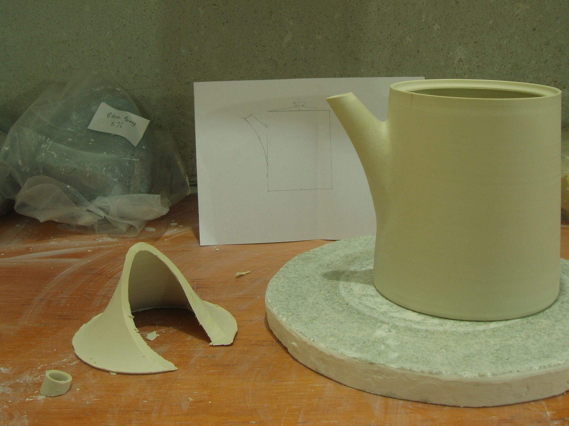 teapot in the making - james & tilla waters