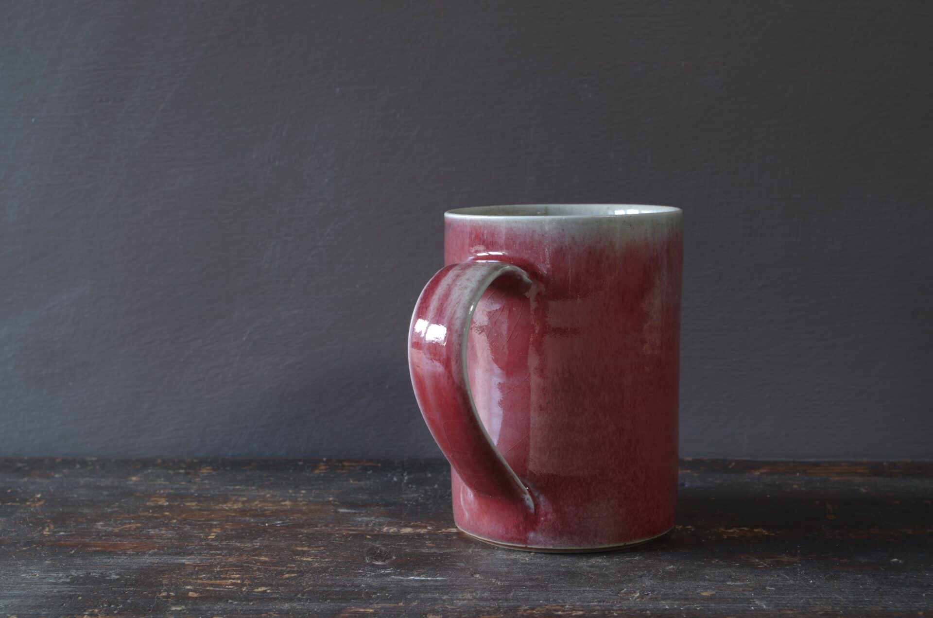 extra large red mug - james & tilla waters