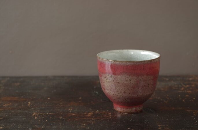 plain coloured finely thrown porcelain tableware by James and Tilla Waters